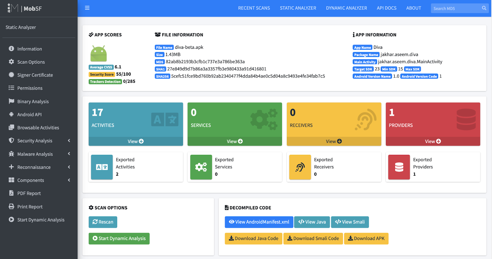 MobSF Tutorial: Open Source Mobile Security Framework